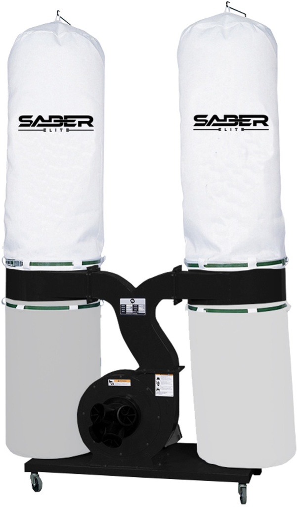 Saber Elite Twin Bag Dust Extractor (1PH) | MGM Machinery